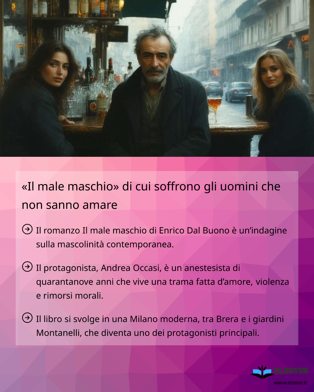 «Il male maschio» di cui soffrono gli uomini che non sanno amare
