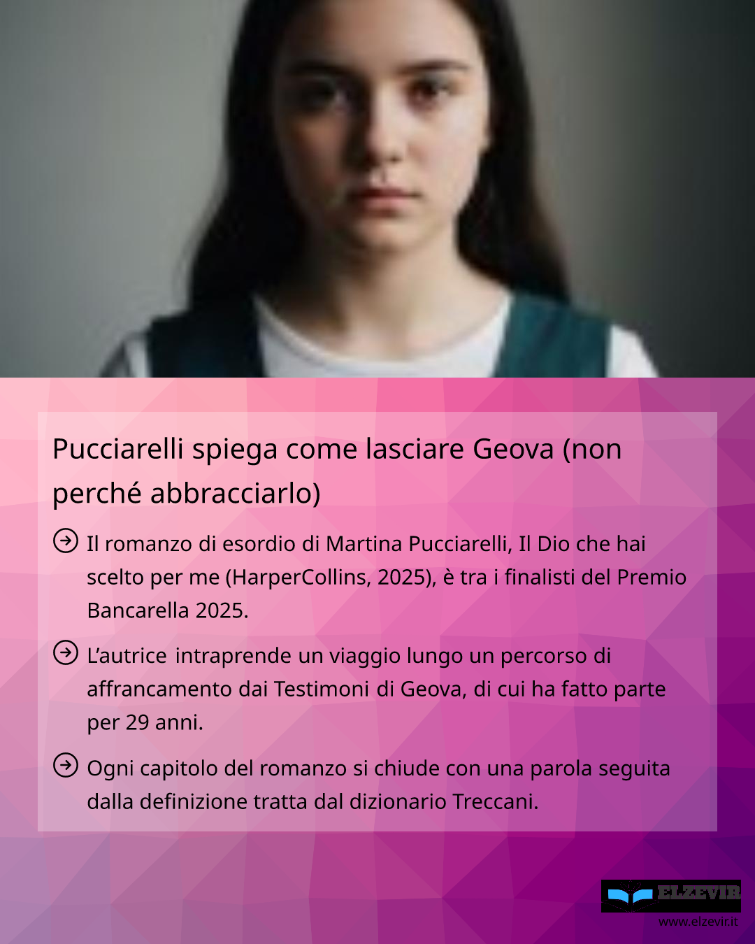 Pucciarelli spiega come lasciare Geova (non perché abbracciarlo)