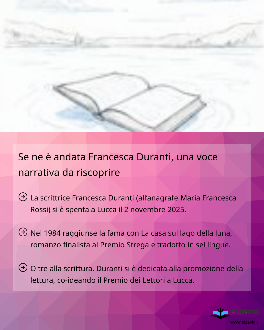 Se ne è andata Francesca Duranti, una voce narrativa da riscoprire