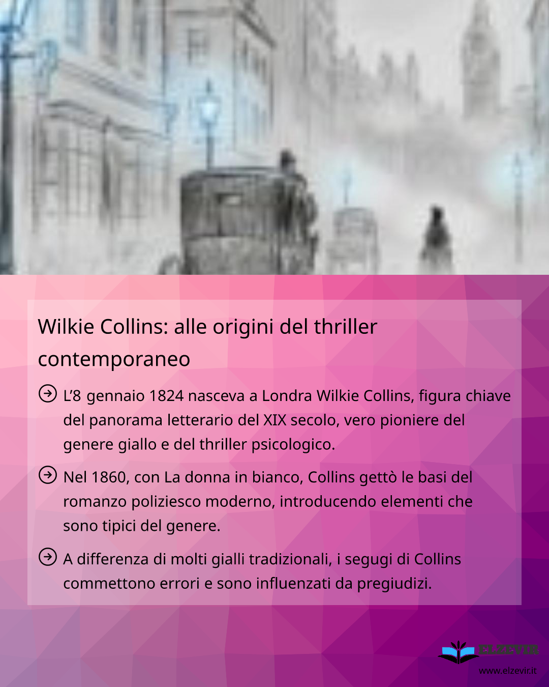 Wilkie Collins: alle origini del thriller contemporaneo
